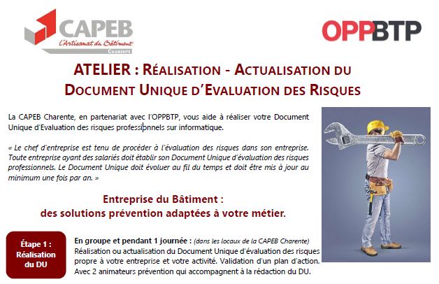 Atelier Document Unique ・ CAPEB